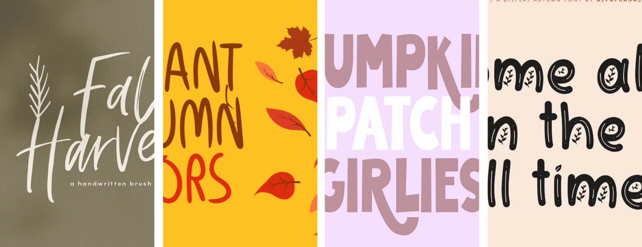 14 Fall Fonts to Use This Sweater Season • Laugh Eat Learn