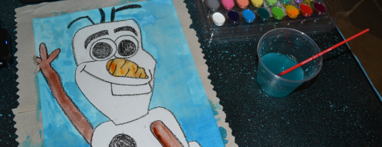 Olaf Art Project • Laugh Eat Learn