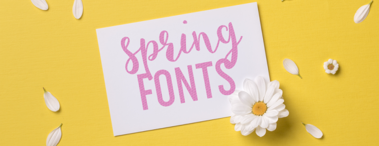 Fabulous Spring Fonts • Laugh Eat Learn
