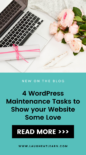 4 WordPress Maintenance Tasks to Show Your Website Some Love • Laugh ...