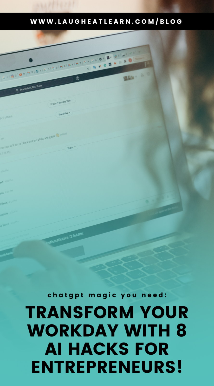 8 Ways to Use AI and ChatGPT for Entrepreneurs • Laugh Eat Learn