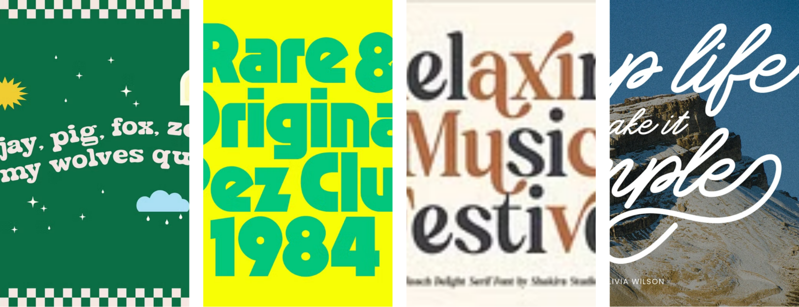 funky fonts • Laugh Eat Learn