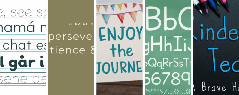 18 Kid Friendly Fonts Every Teacher Should Have • Laugh Eat Learn